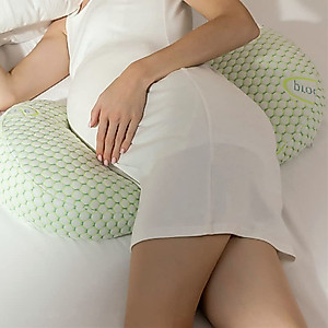 Pregnancy Pillow, Pregnancy Pillow for Pregnant Women, Soft Body Pillow Support for Back,Belly,Hips & Legs, Detachable and Adjustable Pillow Cover