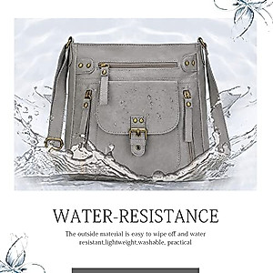 KL928 Crossbody Bags for Women Shoulder Purses and Handbags, Grey