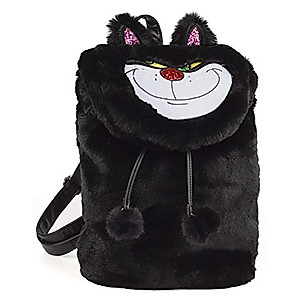 Danielle Nicole Disney Cinderella's Lucifer Faux Fur Backpack One Size