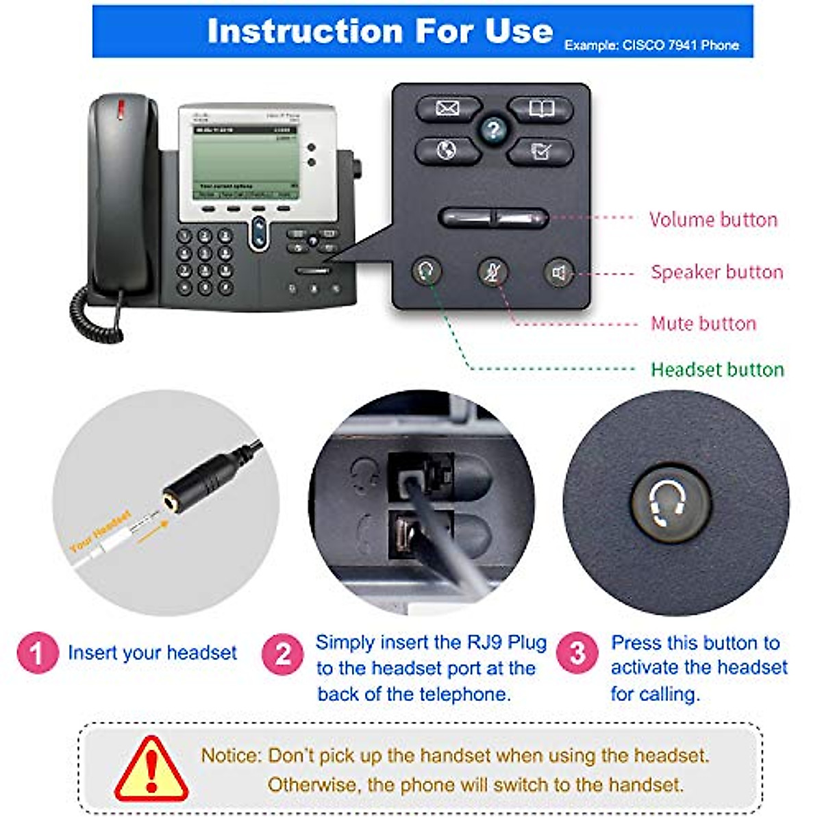 Use Your 3.5mm Headset on Cisco IP Phones with RJ9 Adapter