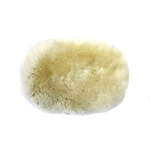 Maxshine Premium Sheepskin Wool Mitt, Real Lambs Wool Car Wash Glove Car Cleaning Ultra Soft Lambskin Wash Pad