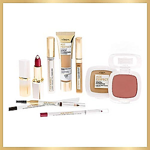 L’Oréal Paris Age Perfect Luminous Hydrating Lipstick + Nourishing Serum, Brilliant Brown, 0.13 oz.