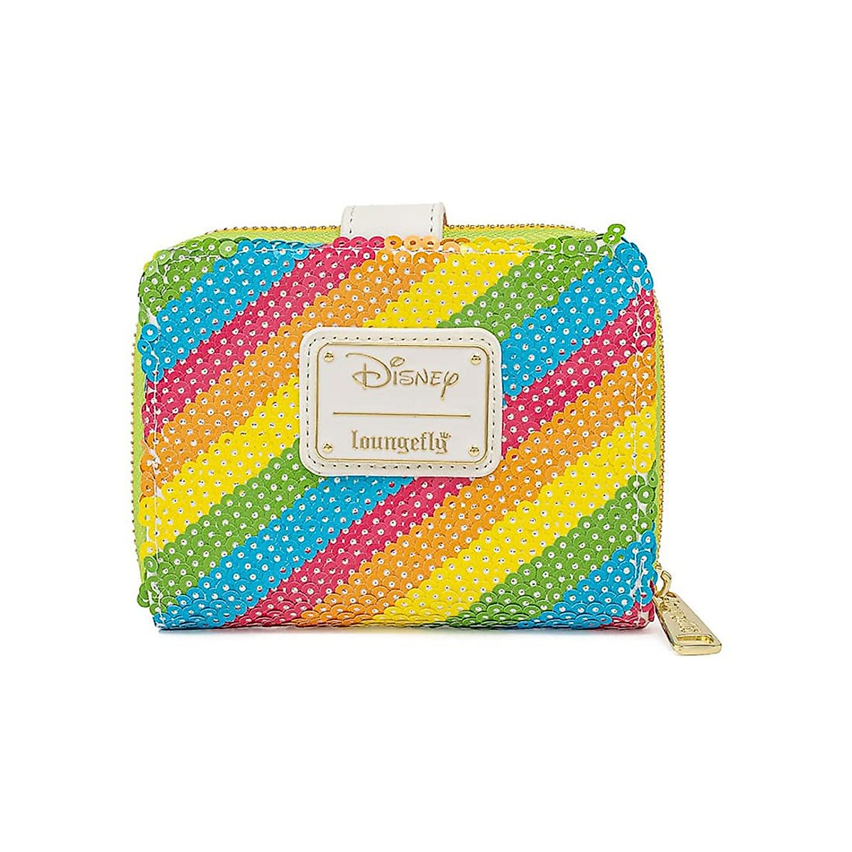 Loungefly x Disney Minnie Mouse Sequin Rainbow Zip Around Wallet