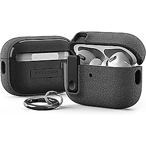 VRS Design Modern Lock Airpods Pro Case for Apple Airpods Pro 2nd Generation & 1st Generation (2022/2019) (Sand Stone) [US Patent Registered]