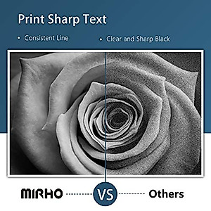 MIRHO Compatible Toner Cartridge Replacement for Brother TN-450 TN 450 TN420 TN-420, Toner Cartridge for Brother HL-2270DW MFC-7360 MFC-7460DN DCP-7060D Printer, 2600 Page Yield(Black, 2-Pack)