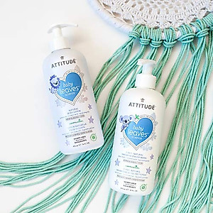 ATTITUDE Body Lotion for Baby, EWG Verified, Plant- and Mineral-Based Ingredients, Vegan and Cruelty-free Personal Care Products, Almond Milk, 16 Fl Oz