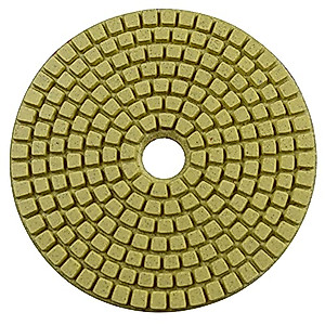 Konfor Diamond Polishing Wet Pads 4 Inch for Grinding Stone Marble Granite Countertop Tiles 10 Pieces Grit 30