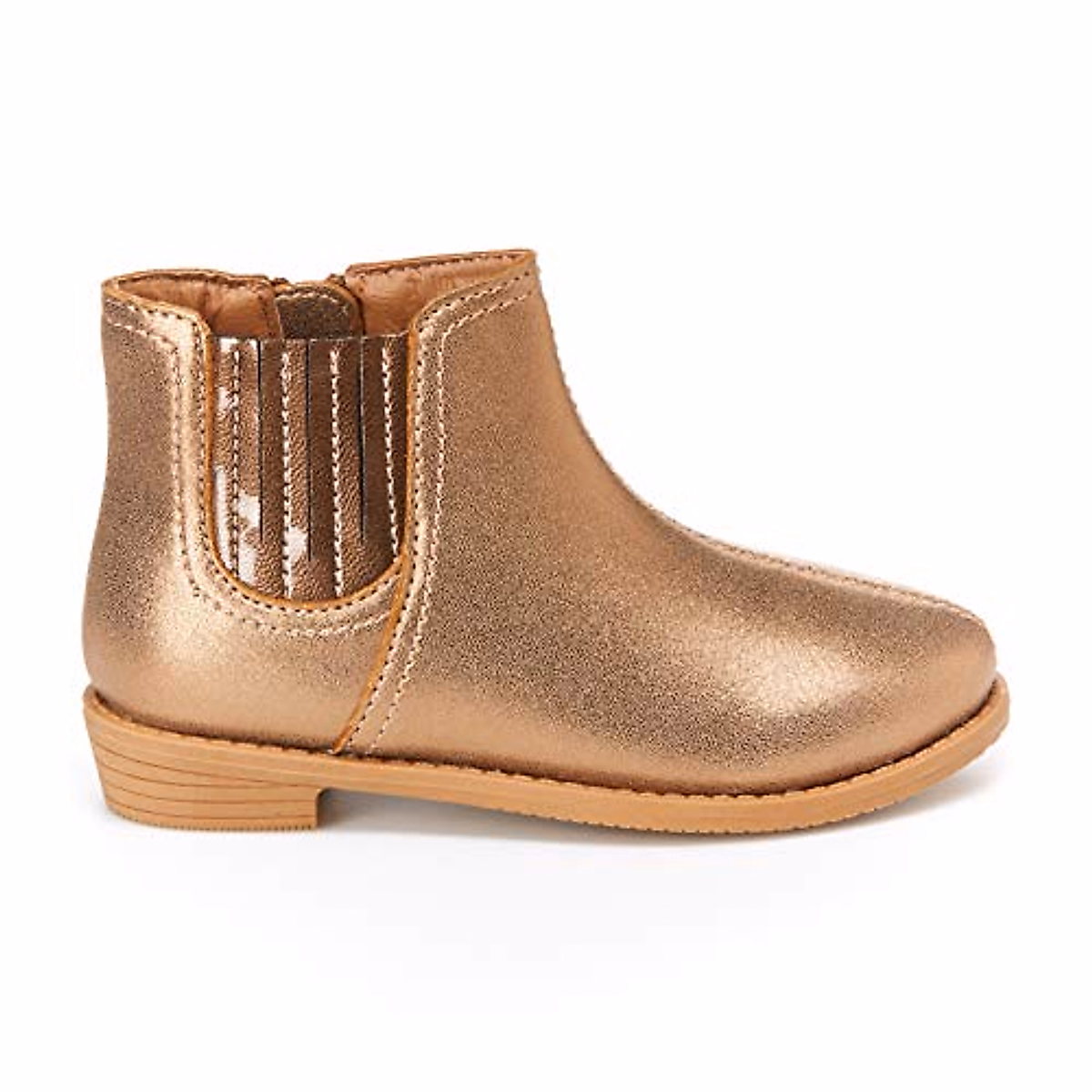 Simple Joys by Carter's Baby Girls' Ella Bootie Chelsea Boot, Tan, 11 M US Little Kid