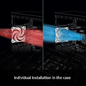 ARCTIC BioniX P120-120 mm Case Fan with PWM Sharing Technology (PST), Pressure-optimised PC Fans, Quiet Motor, Computer, Fan Speed: 200-2100 RPM - Grey, White