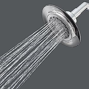 Speakman S-4002 Reaction Single-Function Showerhead for Stylish Bathroom Décor, 2.5 GPM, Clear Smokey Gray