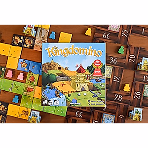 Blue Orange Games Kingdomino Award Winning Family Strategy Board Game, 4 players