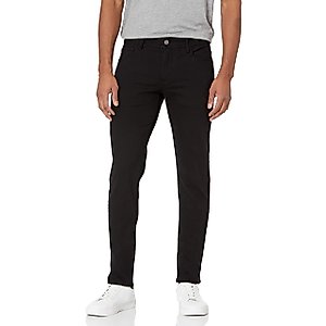 A|X ARMANI EXCHANGE mens 5 Pocket Stretch Twill Skinny Denim Jeans, Black, 32 US