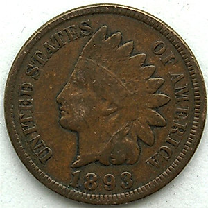 1893 Indian Head Cent Good