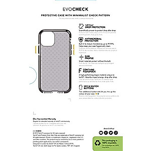 tech21 Evo Check for Apple iPhone 11 Pro - Germ Fighting Antimicrobial Phone Case with 12 ft. Drop Protection