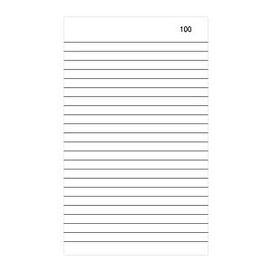 Silvine Carbonless Triplicate Memo Book - Numbered 1-100 with index sheet (210 x 127mm)