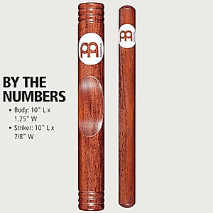 Meinl Percussion CL2RW African Redwood Claves