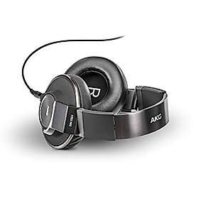 AKG Pro Audio K553 MKII Over-Ear, Closed-Back, Foldable Studio Headphones,Black