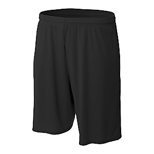 Pro Line Performance Mesh Youth Basketball Shorts (Black, Medium)
