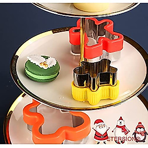 ETERSION Gingerbread Cookie Cutters 5 Pieces 5 Sizes 1" to 4.9" Gingerbread Man Cookie Cutter