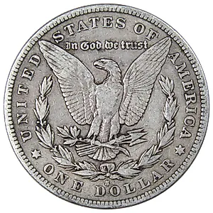 1880 S Morgan Dollar F Fine 90% Silver $1 US Coin Collectible