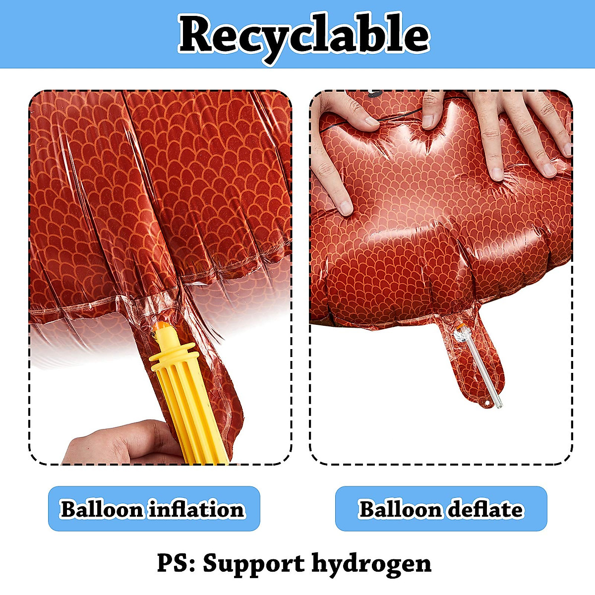 12 Pieces Gender Reveal Football Balloons Includes 6 Pink Bow Foil Balloons and 6 Football Foil Balloons Decoration Supplies Party Accessories for Gender Reveal Football Party, Baby Shower, Birthday