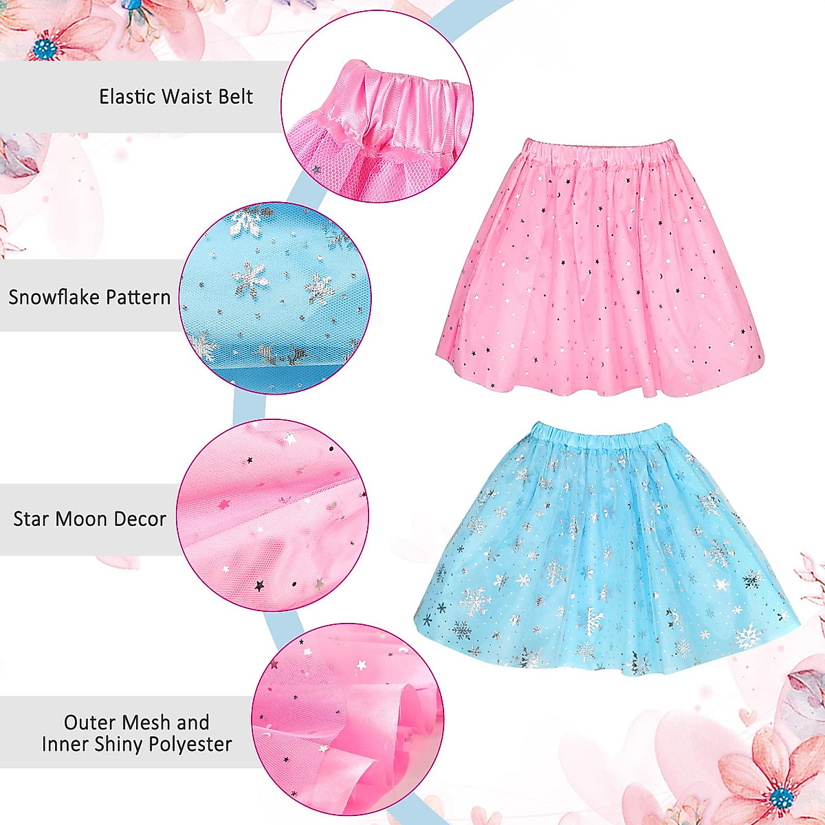 Princess Dress Up Clothes and Jewelry Boutique, Toys for Little Girls, Princess Costumes Gifts with Shoes, Dresses, Tiara, Necklaces, Gift Set for Toddler Girls Age 3 4 5 6 7 Years Old