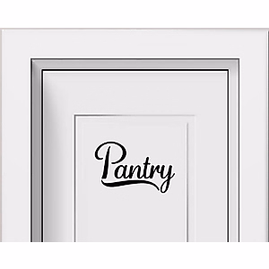 MAZ DISTRIBUTIONS – Pantry Sticker – Vinyl Decal for Refrigerators – Removable Waterproof Sticker for Store Door – Useable Indoor and Outdoor – Easy use for Office and Canteen – MAZ – 321