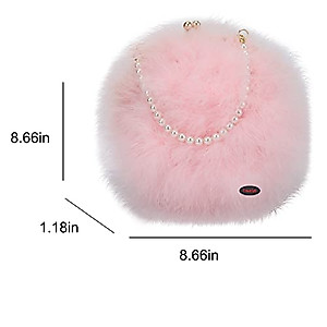 Fawziya Prom Clutch Purse Feather Bags For Women-Pink