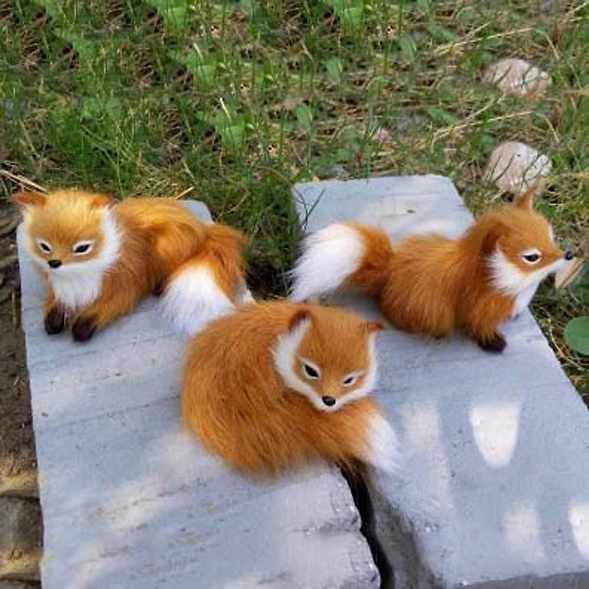 Cute Simulated Stuffed Toys, Children Gift Plush Doll, Animal Dolls Dolls Home Decorations, Lifelike Furry Animal Photography Ornaments(B)