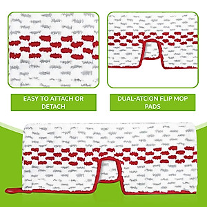 Volca Spares Microfiber Mop Pads Refill Compatible with O-Cedar Mop Refills Promist MAX Spray Mop/Promist Max Mop Pads, Pack of 4 Reusable Pads for Cleaning