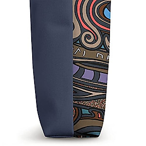 Norse Mythology Dragon Viking Jormungandr Boho Decorative Tote Bag