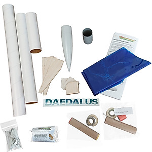 Rocketarium Daedalus 2-Stage Flying Model Rocket Kit. RK-1003