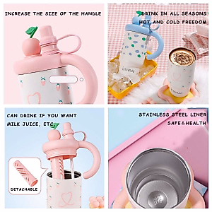 GPPYMX Large Capacity Insulated Tumbler with Lid and Straw，316 Stainless Steel Leakproof Insulated Cup ，27oz Iced Travel Coffee Mug for Ice Drink and Hot Beverage (Silver)