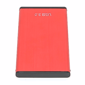 Portable External Hard Drive,USB 3.0 Mobile Hard Drive,Hard Drive External Storage for PC, Laptop,Red(250GB)