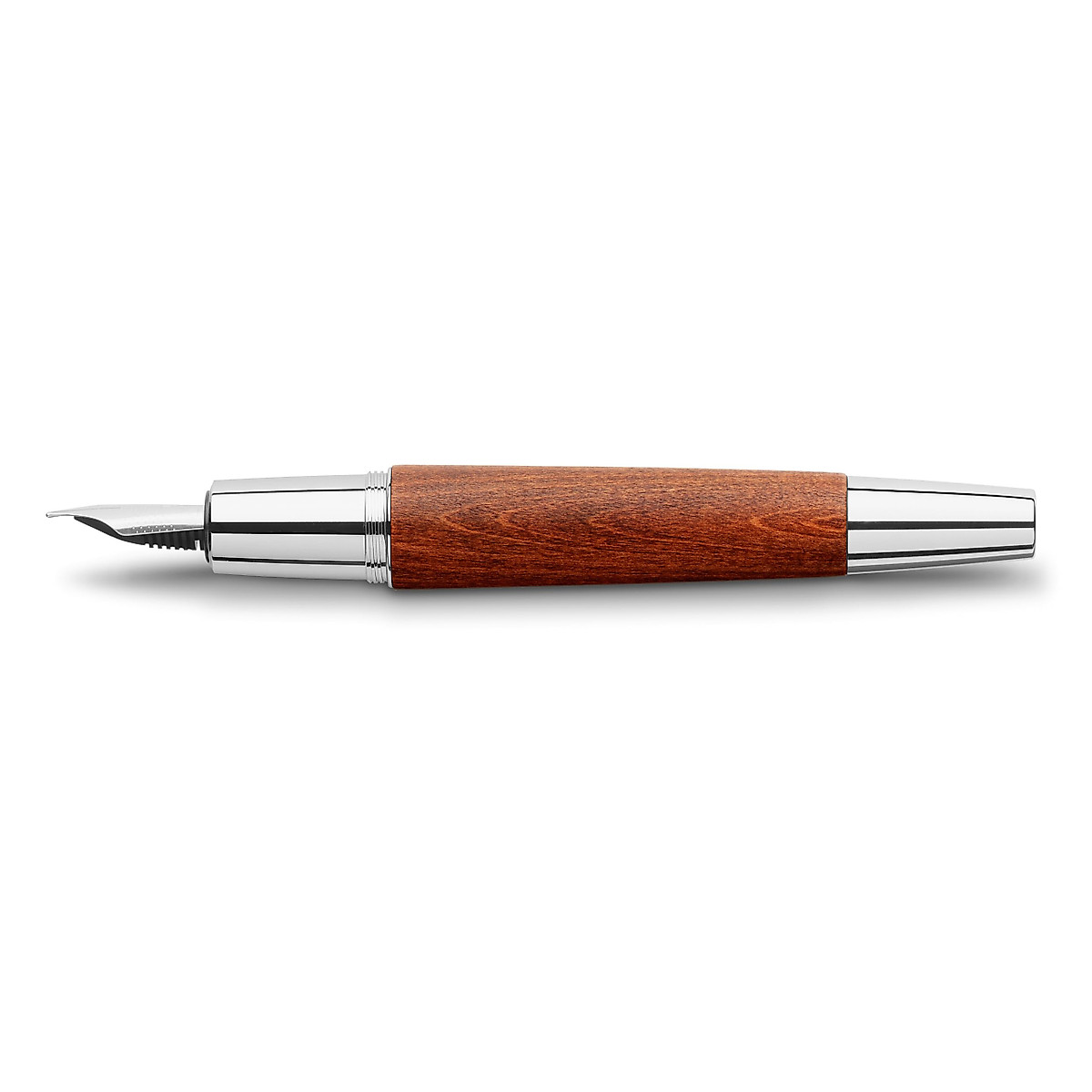 Faber Castell F148200Faber-Castell E-Motion fountain Pen Brown M, Pear wood brown.
