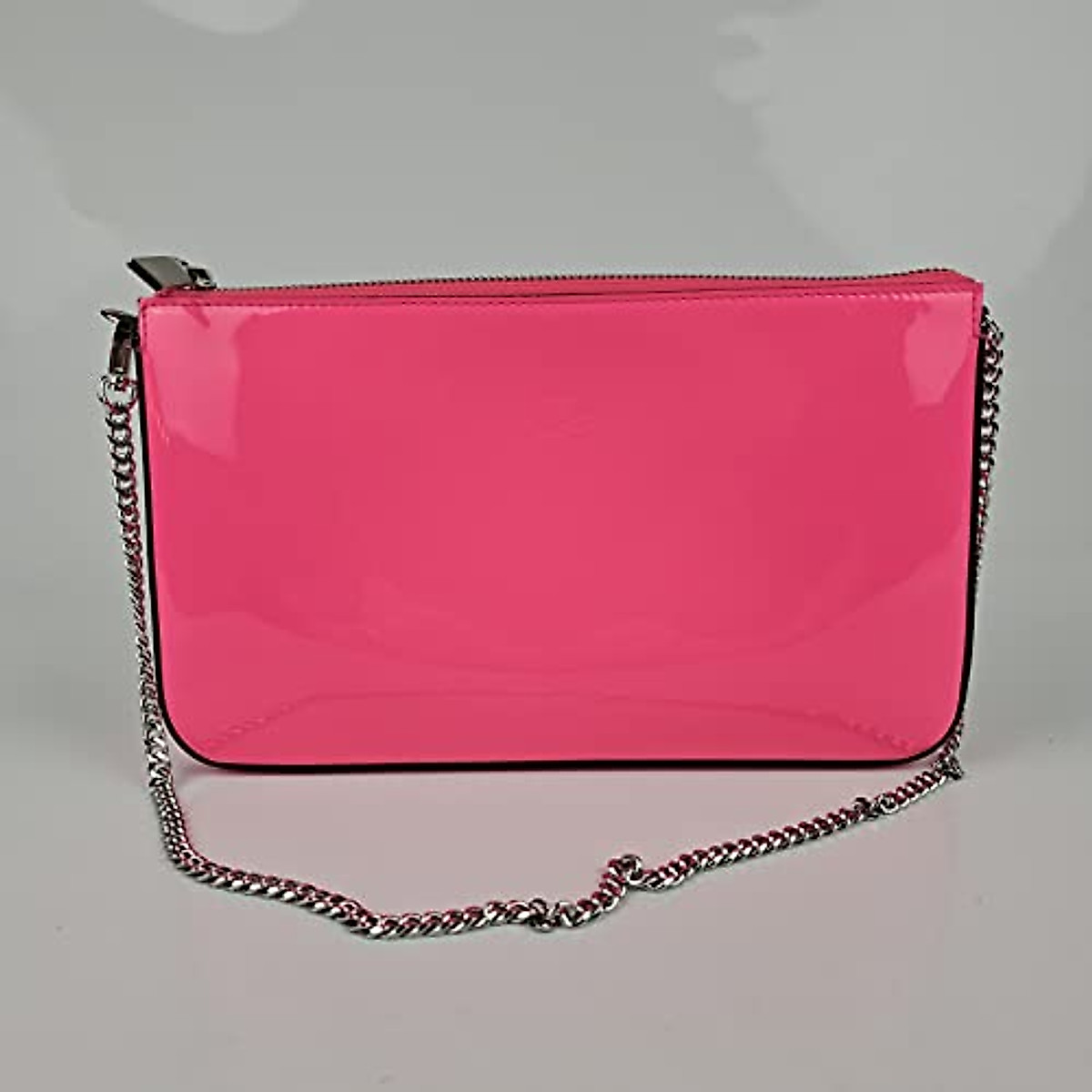 Christian Louboutin Loubila Pink Patent Leather Shoulder Bag
