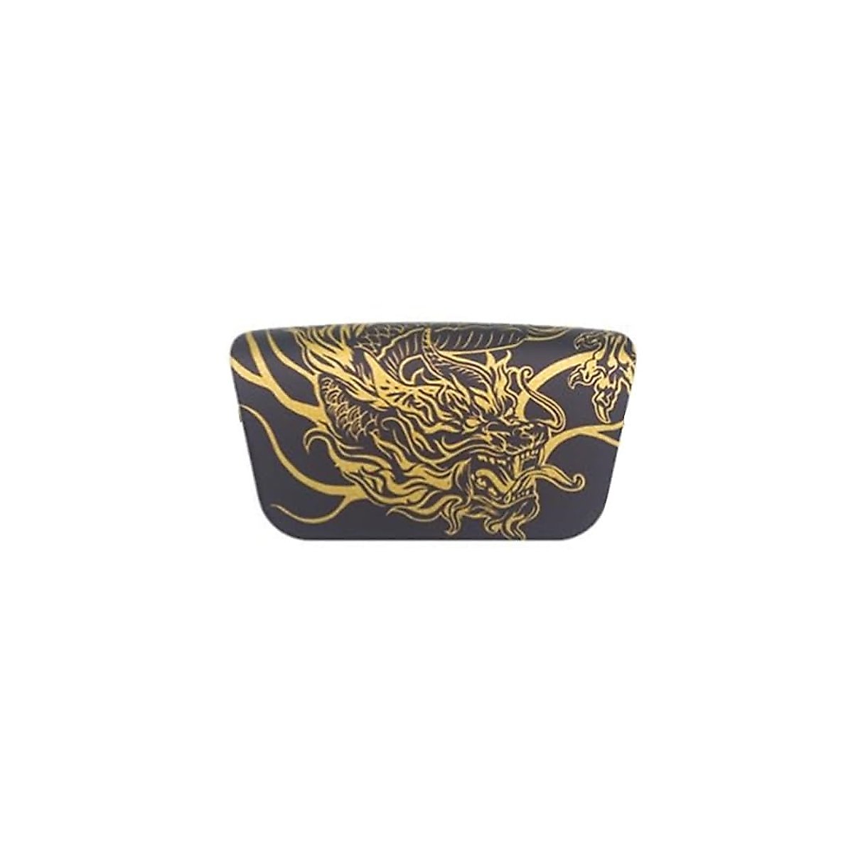 Front Back Faceplate Housing & Custom Touch Pad Cover with Screws Tools for PS5 Game Controller Shells Black Dragon