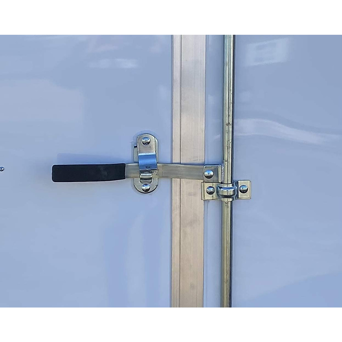 SnatchLatch — Door Lock for Heavy Duty Trailer — Anti Theft Device — for use with CAM BAR Style Latch ONLY — Utility Trailers, Locks for Trailers