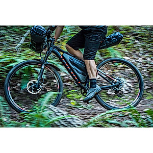 Blackburn Outpost Elite Universal Seat Pack and Dry Bike Bag (Black/Grey, One Size)