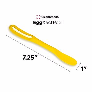 Fusionbrands Eggxactpeel Eggshell Peeler, One Size, Yellow
