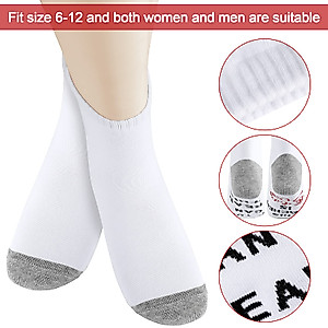 Hicarer 6 Pieces Teacher Keychain Gifts Set Teacher Key Ring Appreciation Sock Gifts Valentines Day Gifts for Teacher