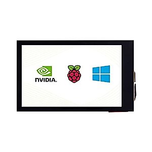 Coolwell 3.5 Inch LCD Display 3.5inch HDMI Touch Screen Touchscreen for Raspberry Pi 4B+ 4B 3B+ 3B 2B+ Zero W WH 2 W Jetson Nano PC 480x800 Adjustable Brightness IPS Display