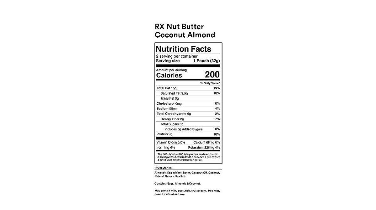 RX Nut Butter Variety Pack - Healthy Protein Snacks