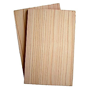 50 Pack Small 4.75x6.75 Cedar Grilling Planks - Bulk Quantity for Restaurants and Chefs