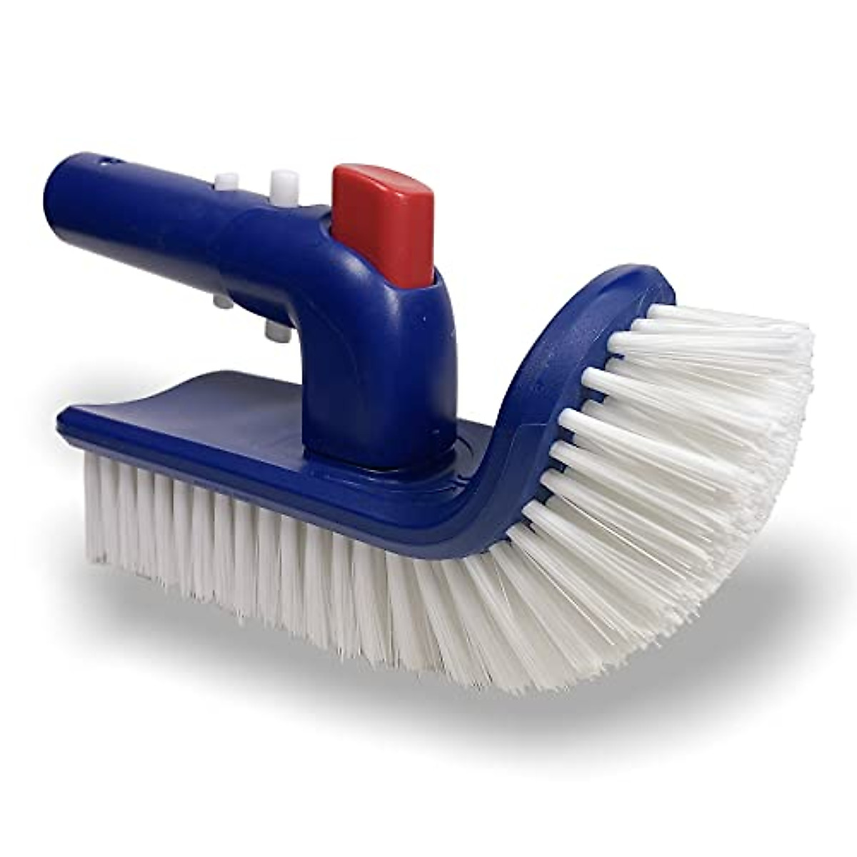 Pool Brush with Rotatable Handle Pool Brush Head, Premium Nylon Bristles Pool Brushes for Cleaning Pool Walls, Spas, Bathrooms, Floor, Kitchen Area. Easily Attaches to Extension Pole for extended use.