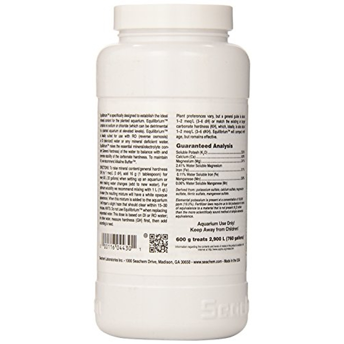 Seachem Equilibrium 600gram