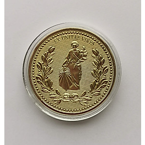 Continental Gold Coin Collecting Metal Coin (5 pcs)