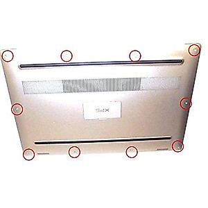 Michaelia 12PCS M2x3mm Silver Torx T5 Replacement Bottom Case Base Cover Screw for Dell XPS 13 9343 9350 9360, XPS 15 9550 9560 Precision M5510+ 1 PCS Torx T5 Screwdriver