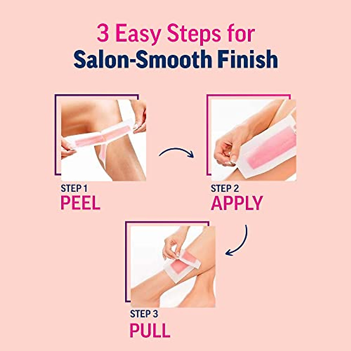 Veet Full Body Waxing Kit for Sensitive Skin - 20 Strips (Pack of 2)