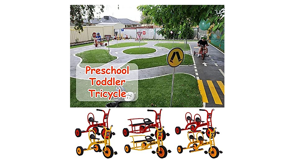 Kids Tricycle for Ages 2+ - Safe & Durable Kids Ride-On Toy